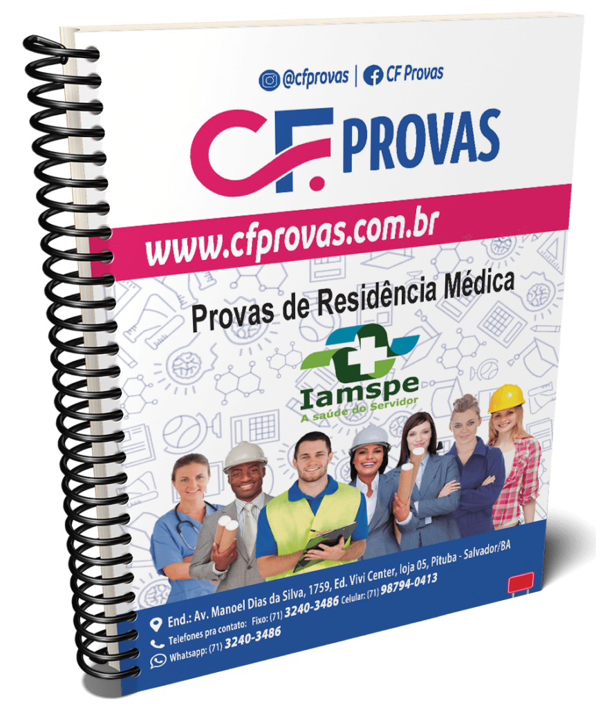 Provas de Residência Médica – IAMSPE – 2024 a 2019 - CF Provas - Digital