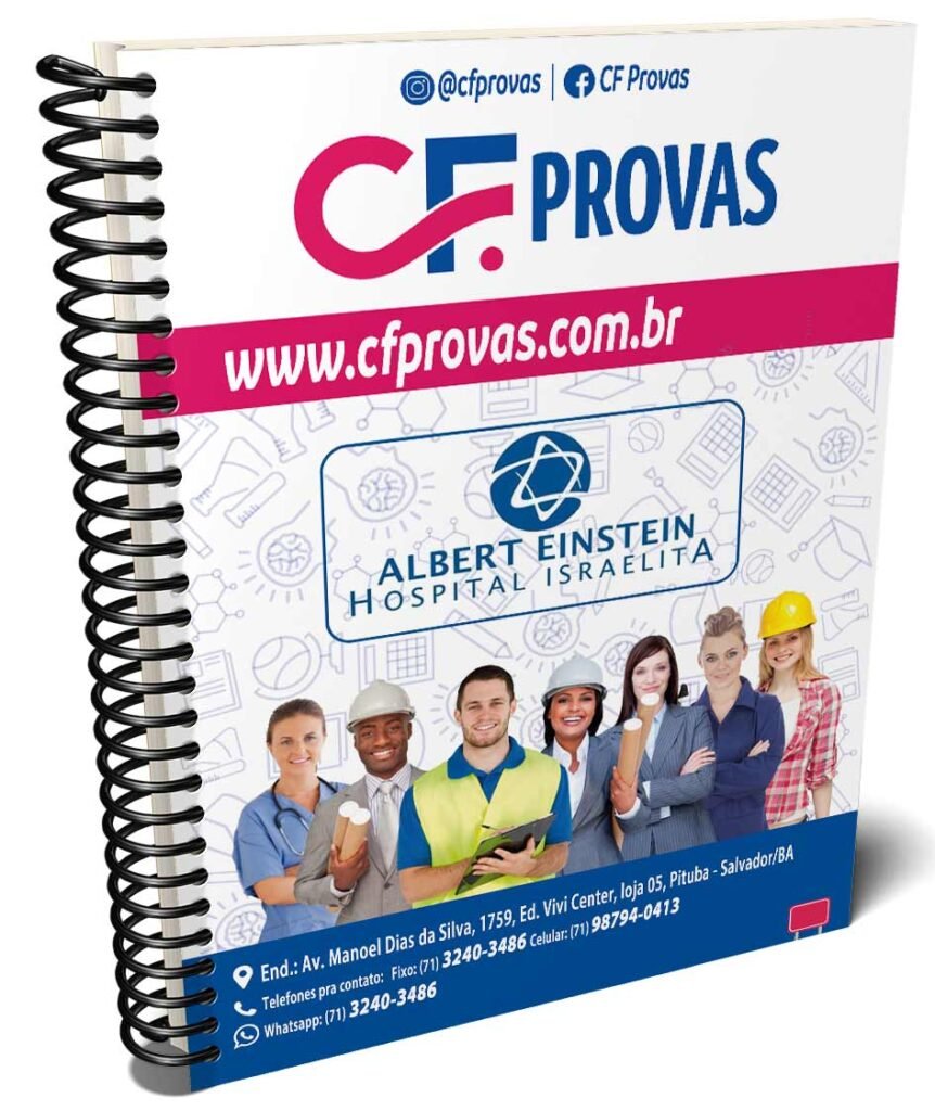 Provas Albert Einstein Hospital Isreaelita – 2025 a 2016 - CF Provas - Digital
